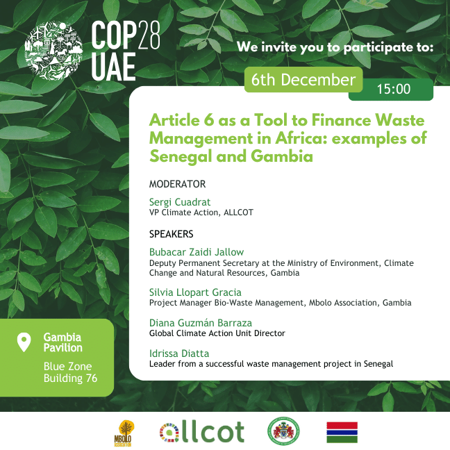 ALLCOT's Side Events at COP28